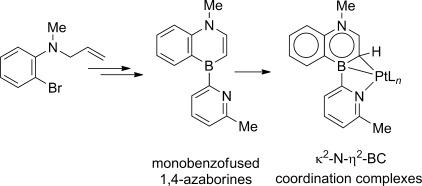 Monobenzofused 1,4‐Azaborines: Synthesis, Characterization, and ...