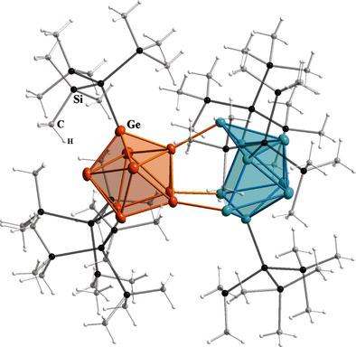 The Largest Metalloid Group 14 Cluster, Ge18[Si(SiMe3)3]6: An ...