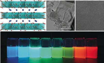 高发光钙钛矿相关的CsPb2Br5纳米血小板的大规模合成及其快速阴离子交换。,Angewandte Chemie International ...