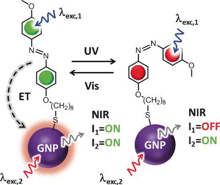 Photoswitchable NIR‐Emitting Gold Nanoparticles,Angewandte Chemie International Edition - X-MOL