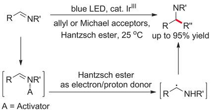 Hantzsch酯在光氧化还原催化中使醛，酮和亚胺的极性反转的烯丙基化,Angewandte Chemie International ...