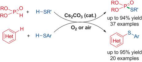 Cs2CO3‐Catalyzed Aerobic Oxidative Cross‐Dehydrogenative Coupling of ...