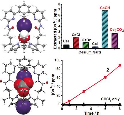Recognition and Extraction of Cesium Hydroxide and Carbonate by Using a ...