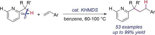 Potassium Amide‐Catalyzed Benzylic C−H Bond Addition of Alkylpyridines ...