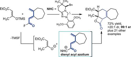 Enantioselective N‐Heterocyclic Carbene Catalysis via the Dienyl Acyl Azolium,Angewandte Chemie ...