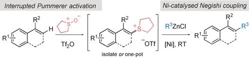 An Interrupted Pummerer/Nickel‐Catalysed Cross‐Coupling Sequence ...