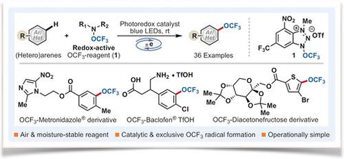 Redox‐Active Reagents for Photocatalytic Generation of the OCF3 Radical ...