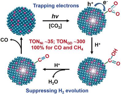 Enabling Visible‐Light‐Driven Selective CO2 Reduction by Doping Quantum ...