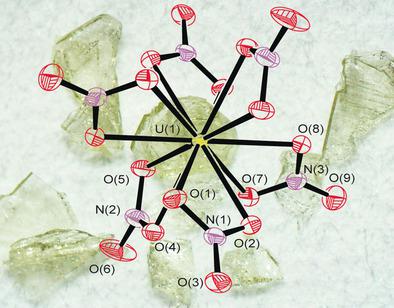 Crystal Structure of Regularly Th‐Symmetric [U(NO3)6]2− Salts with ...