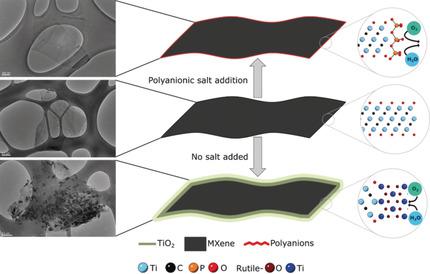 Edge Capping of 2D-MXene Sheets with Polyanionic Salts To Mitigate ...