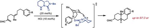 Hydrazide-Catalyzed Polyene Cyclization: Asymmetric Organocatalytic ...