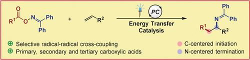 Photosensitized Intermolecular Carboimination of Alkenes through the ...