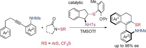 Enantioselective Construction of Axially Chiral Amino Sulfide Vinyl ...
