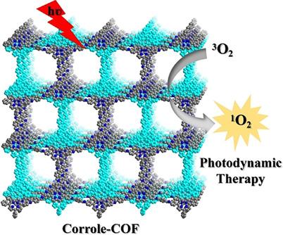 A Corrole-Based Covalent Organic Framework Featuring Desymmetrized ...