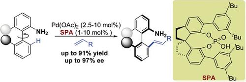 Synthesis of Axially Chiral Biaryl-2-amines by PdII -Catalyzed Free ...