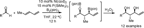 Ni-Catalyzed Borylative Diene−Aldehyde Coupling: The Remarkable Effect ...