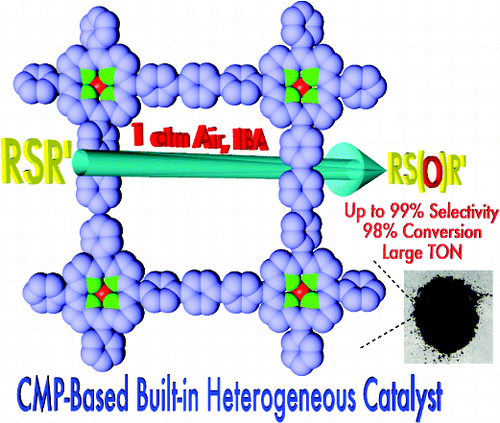 CMPs as Scaffolds for Constructing Porous Catalytic Frameworks: A Built ...