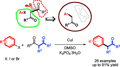 Copper Catalyzed Arylation/C−C Bond Activation: An Approach toward α ...