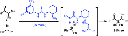 Enantioselective Catalytic α-Alkylation of Aldehydes via an SN1 Pathway ...