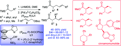 Palladium-Catalyzed Regio-, Diastereo-, and Enantioselective Allylic ...