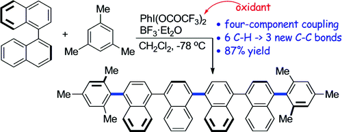使用 PIFA/BF3·Et2O 通过 C-C 偶联直接组装聚芳烃,Journal of the American Chemical ...