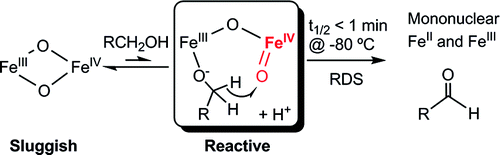 用于 C-H 键裂解的合成 [Fe2（μ-O）2] 金刚石核的衬底触发活化,Journal of the American Chemical ...