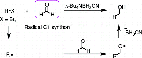 Radical Addition of Alkyl Halides to Formaldehyde in the Presence of ...