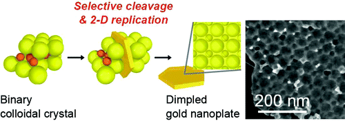 Selective Cleavage of Periodic Mesoscale Structures: Two-Dimensional Replication of Binary ...
