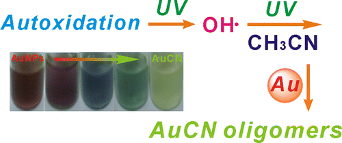 来自 Au 纳米颗粒和乙腈的 AuCN 低聚物的自由基参与光合作用,Journal of the American Chemical ...
