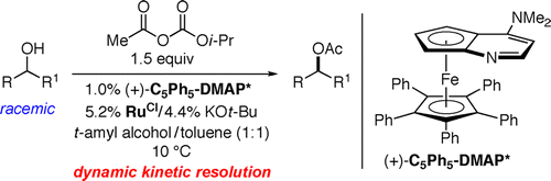 Nonenzymatic Dynamic Kinetic Resolution of Secondary Alcohols via ...
