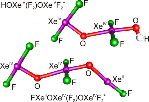 [H(OXeF2)n][AsF6] and [FXeII(OXeIVF2)n][AsF6] (n= 1, 2): Examples of ...