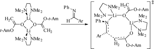 Azaaldol Condensation of a Lithium Enolate Solvated byN,N,N′,N ...