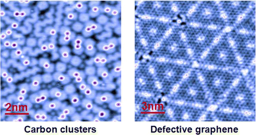 Cu(111) 上 CVD 石墨烯的生长中间体：碳簇和有缺陷的石墨烯,Journal of the American Chemical ...