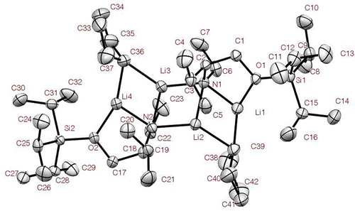 Mixed Aggregates of an Alkyl Lithium Reagent and a Chiral Lithium Amide ...