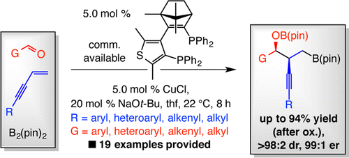 Diastereo- and Enantioselective Reactions of Bis(pinacolato)diboron, 1 ...