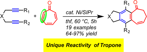 Ni(NHC)]-Catalyzed Cycloaddition of Diynes and Tropone: Apparent Enone ...