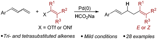 Synthesis of Highly Functionalized Tri- and Tetrasubstituted Alkenes ...