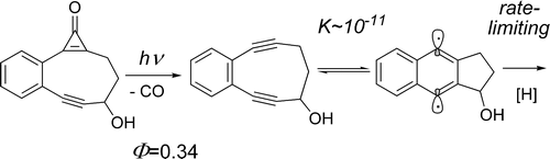 Photochemical Generation and Reversible Cycloaromatization of a Nine ...