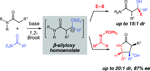 Amide Enolate Additions to Acylsilanes: In Situ Generation of Unusual ...