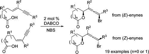 DABCO-Catalyzed 1,4-Bromolactonization of Conjugated Enynes: Highly ...