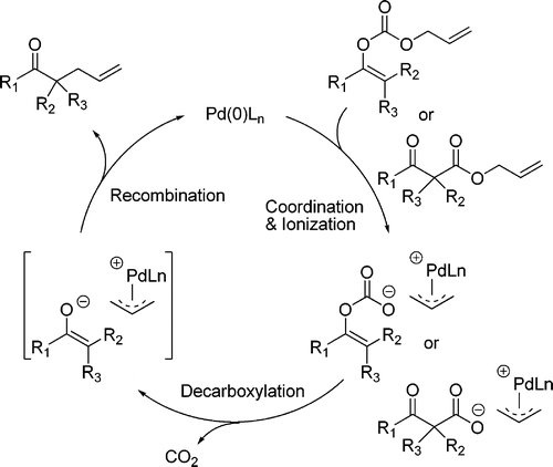 Palladium-Catalyzed Decarboxylative Asymmetric Allylic Alkylation of ...