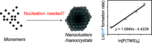 Nucleation Kinetics vs Chemical Kinetics in the Initial Formation of ...