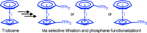 Selective Lithiation and Phosphane-Functionalization of [(η7-C7H7)Ti(η5 ...