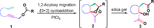 Pt-Catalyzed Tandem 1,2-Acyloxy Migration/Intramolecular [3 + 2 ...