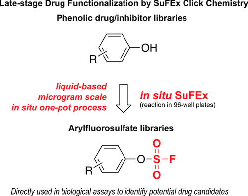 SuFEx Click Chemistry Enabled Late-Stage Drug Functionalization,Journal ...