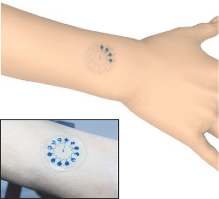 Thin, Soft, Skin‐Mounted Microfluidic Networks with Capillary Bursting ...