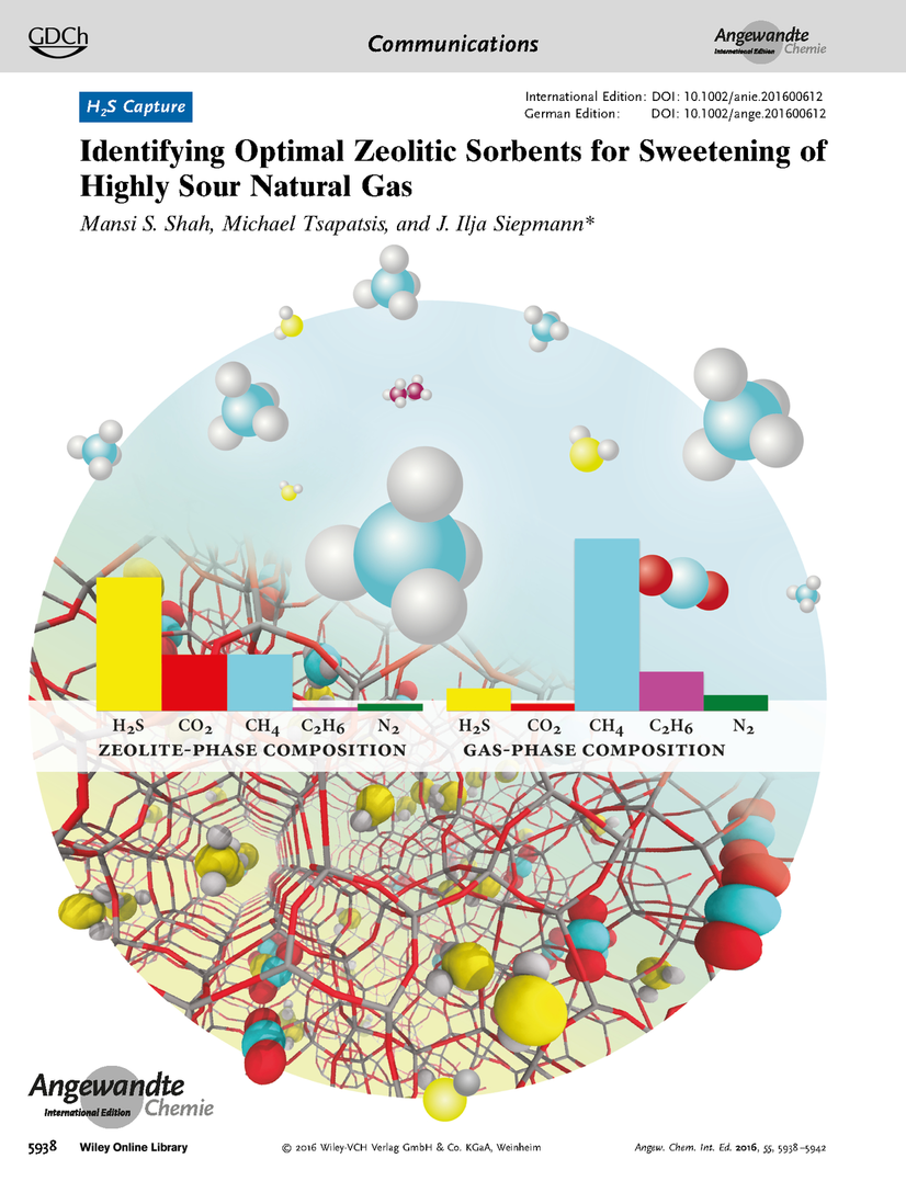 Frontispiece: Identifying Optimal Zeolitic Sorbents for Sweetening of ...