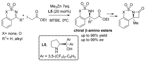 Catalytic Enantioselective Aza‐Reformatsky Reaction with Cyclic Imines ...