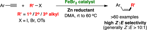 Z-Selective Olefin Synthesis via Iron-Catalyzed Reductive Coupling of ...