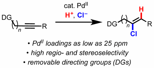 Palladium(II)-Catalyzed Directedanti-Hydrochlorination of Unactivated ...